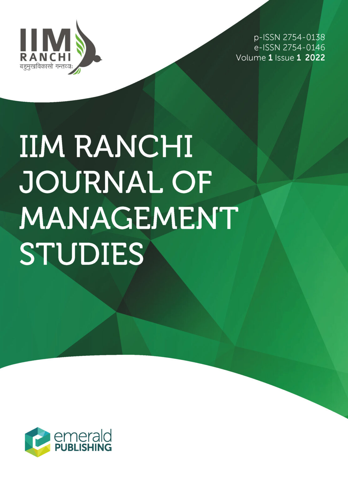 IIM Ranchi Journal of Management Studies - IIM Ranchi
